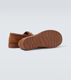 Bottega Veneta Pier Suede Boat Shoes