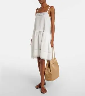 Prada Mariner Large Re-nylon Bucket Bag - Beige