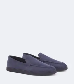 Church's Stanley Nubuck Leather Loafers - Blue