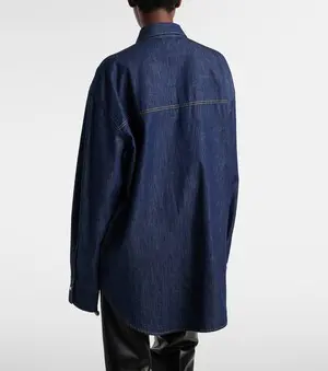 Khaite Christensen Oversized Denim Shirt