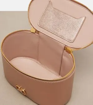 Valentino Garavani Vlogo Small Leather Top Handle Bag - Pink