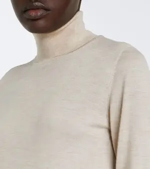 Brunello Cucinelli Cashmere And Silk Turtleneck Sweater