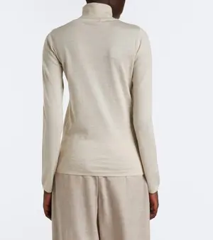 Brunello Cucinelli Cashmere And Silk Turtleneck Sweater