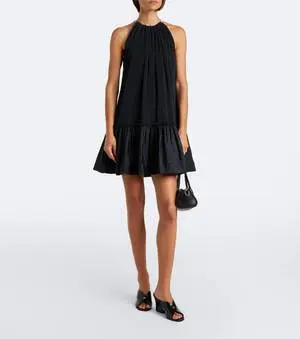 Max Mara Embellished Halterneck Mini Dress