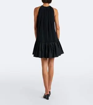 Max Mara Embellished Halterneck Mini Dress