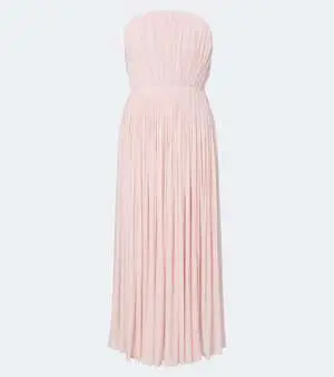 Magda Butrym Pleated Bustier Cocktail Dress - Pink