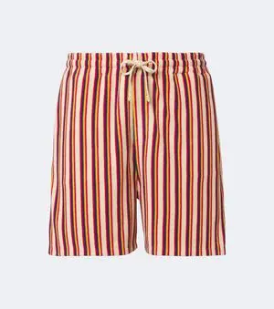 Valentino Garavani Striped Terry Shorts - Multicoloured