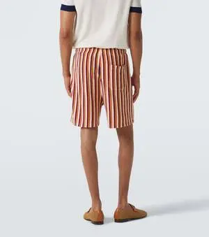 Valentino Garavani Striped Terry Shorts - Multicoloured