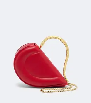 BVLGARI Serpenti Cuoricino Mini Top-handle Bag - Red