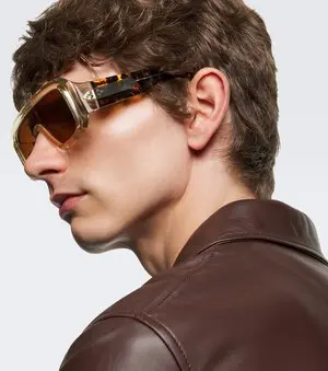 JACQUES MARIE MAGE Pausa Shield Sunglasses - Beige