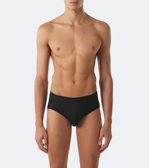 Zimmerli Cotton Jersey Briefs - Black