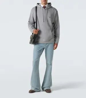 Valentino Garavani Vlogo Cotton Jersey Hoodie