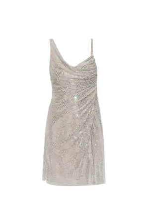 SELF-PORTRAIT Short Dress With Shimmering Sequins