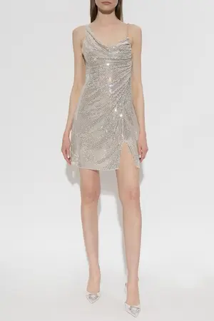 SELF-PORTRAIT Short Dress With Shimmering Sequins