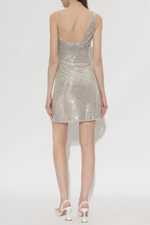 SELF-PORTRAIT Short Dress With Shimmering Sequins