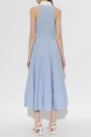 SELF-PORTRAIT Dress With A Striped Pattern