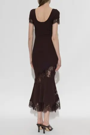 SELF-PORTRAIT Dress With Lace Inserts