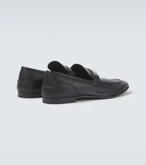 Gucci Horsebit Leather Loafers - Black
