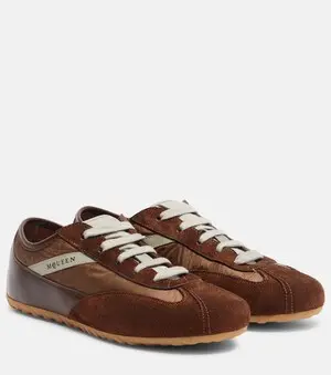 Alexander McQueen Suede And Calf Leather Sneakers