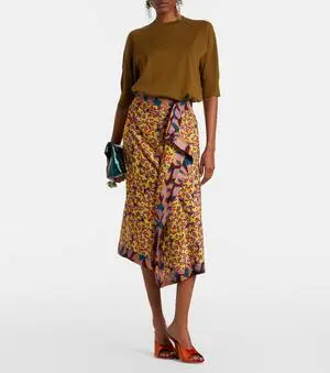 Dries Van Noten Velvet Mules