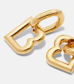 Balenciaga Brass Hoop Earrings