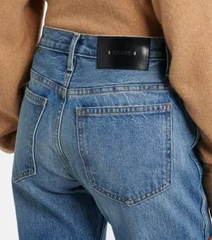 Khaite Finley Cropped Straight Jeans In Holbrook