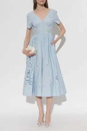 SELF-PORTRAIT V-neck Dress