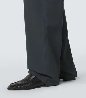 THE ROW Ari Cotton Straight Pants