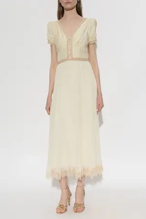 SELF-PORTRAIT Dress With Lace Inserts