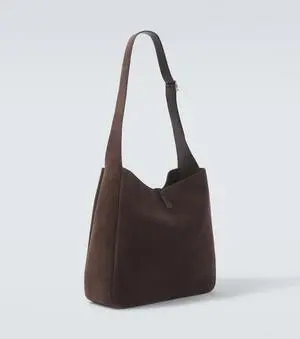 Saint Laurent Le 5 A 7 Maxi Suede Shoulder Bag