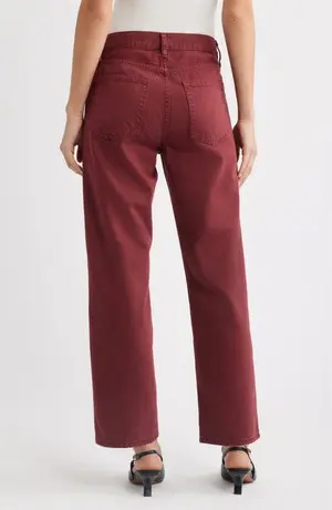 FRAME Off Duty Hang Ankle Straight Leg Jeans