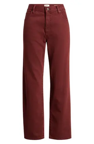FRAME Off Duty Hang Ankle Straight Leg Jeans