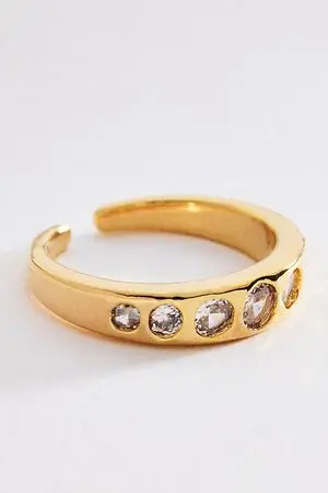 Anthropologie Crystal Bezel Rg - Gold
