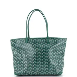 Goyard Artois Tote Coated Canvas Mm - Green