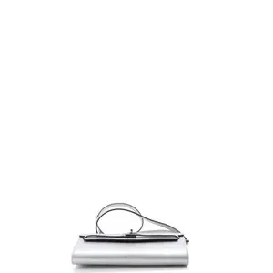 Hermès Kelly To Go Wallet Metallic Chevre Chamkilight - Metallic Silver