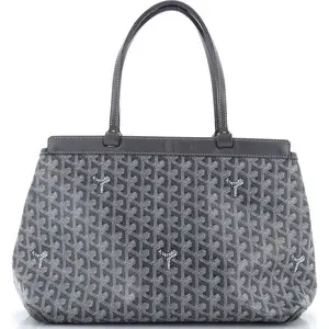 Goyard Bellechasse Bag Coated Canvas Pm - Gray