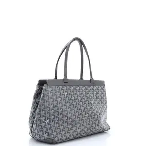 Goyard Bellechasse Bag Coated Canvas Pm - Grey