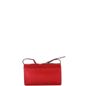 Hermès Clic-h Shoulder Bag Evercolor 21 - Red