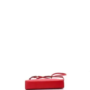 Hermès Clic-h Shoulder Bag Evercolor 21 - Red