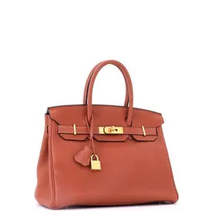 Hermès Birkin Handbag Togo With Gold Hardware 30 - Brown