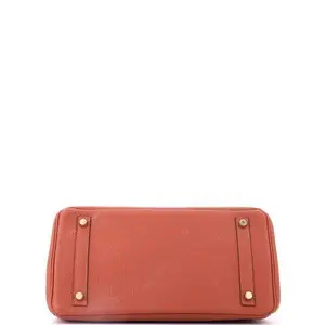 Hermès Birkin Handbag Togo With Gold Hardware 30 - Brown