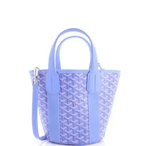 Goyard Belharra Tote Coated Canvas Pm - Blue