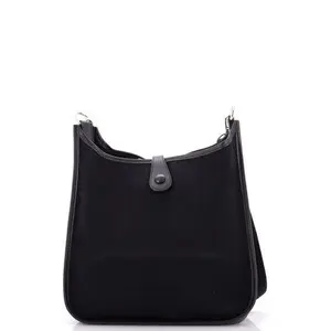 Hermès Evelyne Bag Gen I Toile And Leather Pm