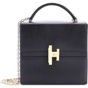 Hermès Cinhetic Top Handle Bag Chevre Chamkila - Black
