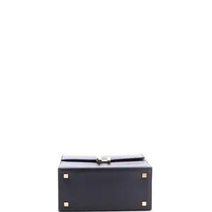 Hermès Cinhetic Top Handle Bag Chevre Chamkila - Black
