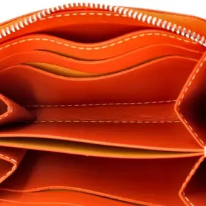Goyard Matignon Zip Wallet Coated Canvas With Leather Pm