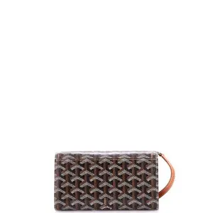 Goyard Varenne Continental Wallet With Strap Coated Canvas