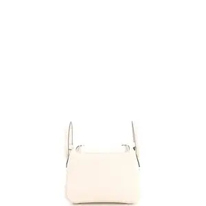 Hermès Lindy Bag Clemence Mini - White