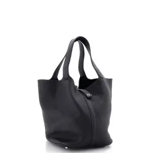 Hermès Picotin Lock Bag Clemence Gm - Noir