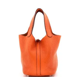 Hermès Picotin Lock Bag Clemence Pm - Orange